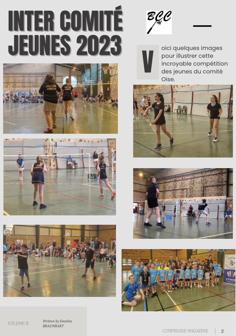 Inter Comité Jeunes 2023 | BCC Compiègne